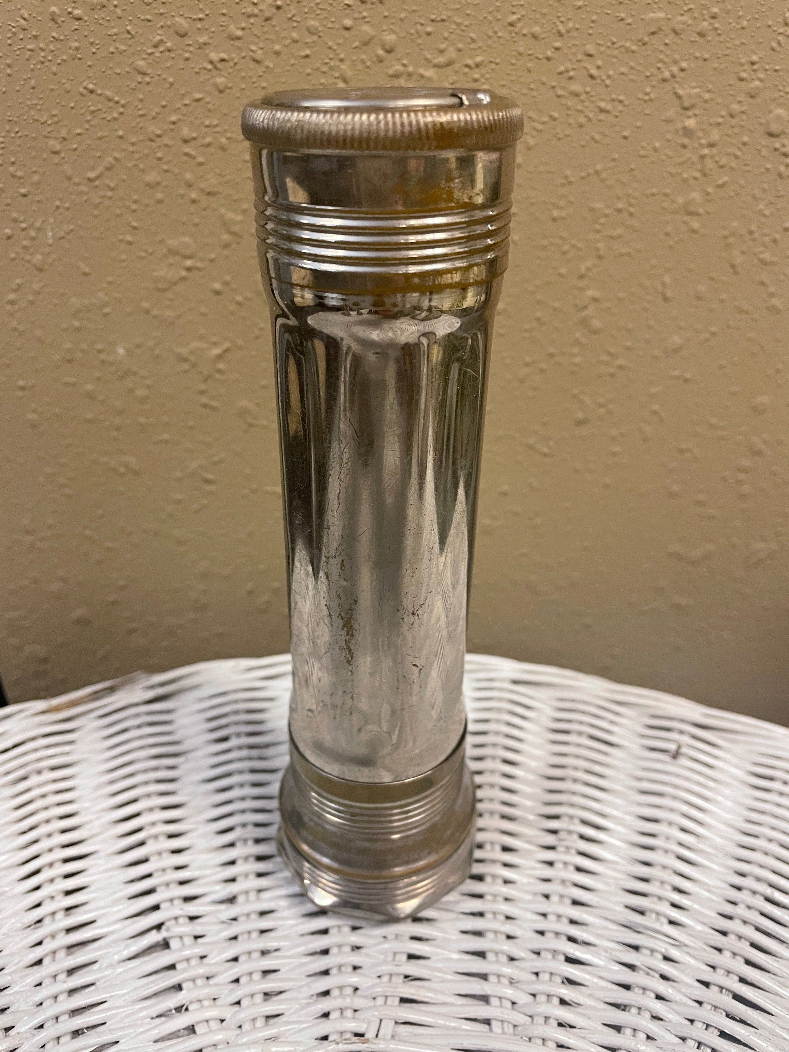 Vintage Stainless Flashlight | White Arrows Home The Shop