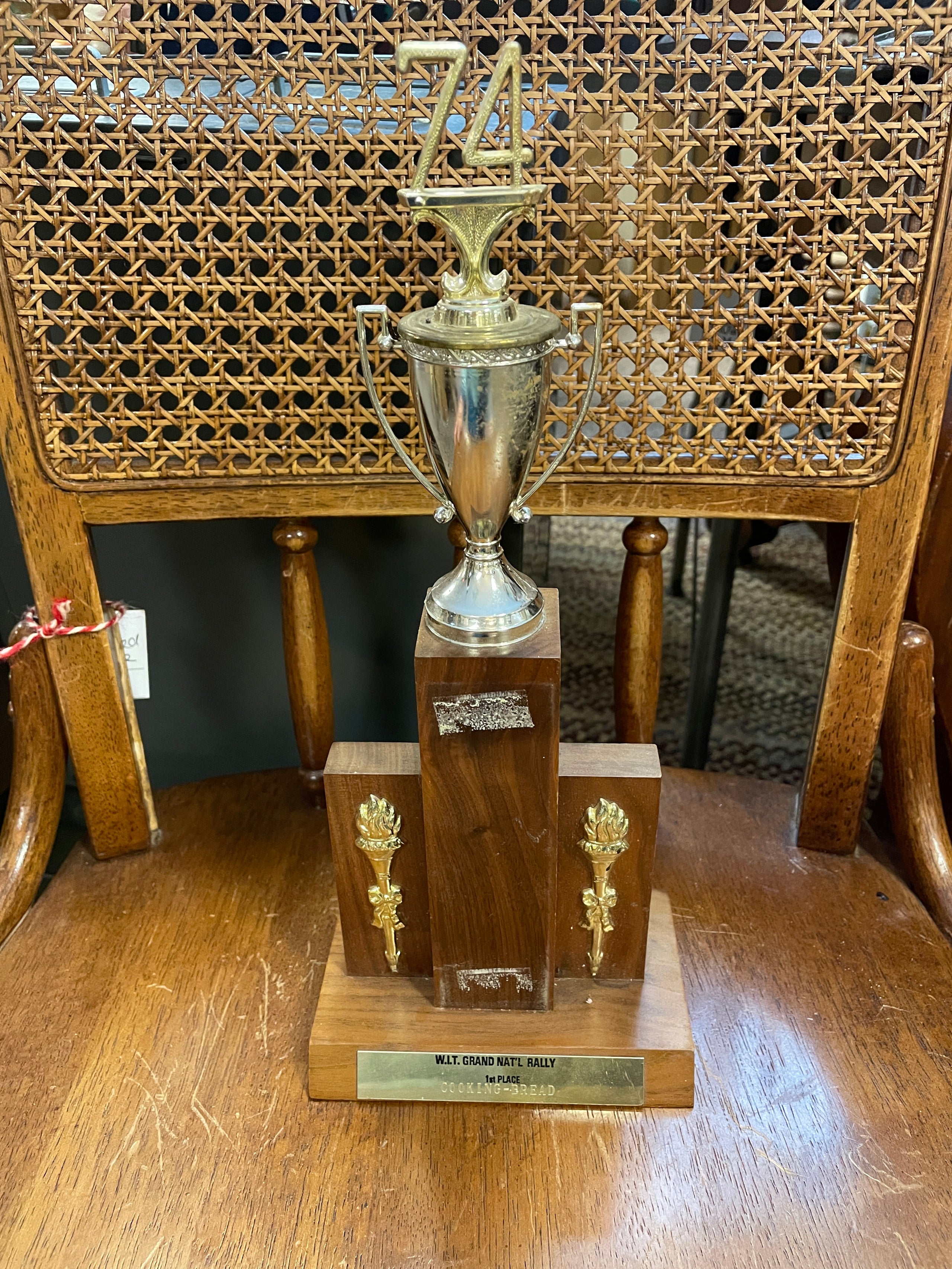 1974 Cooking Bread Trophy | White Arrows Home The Shop