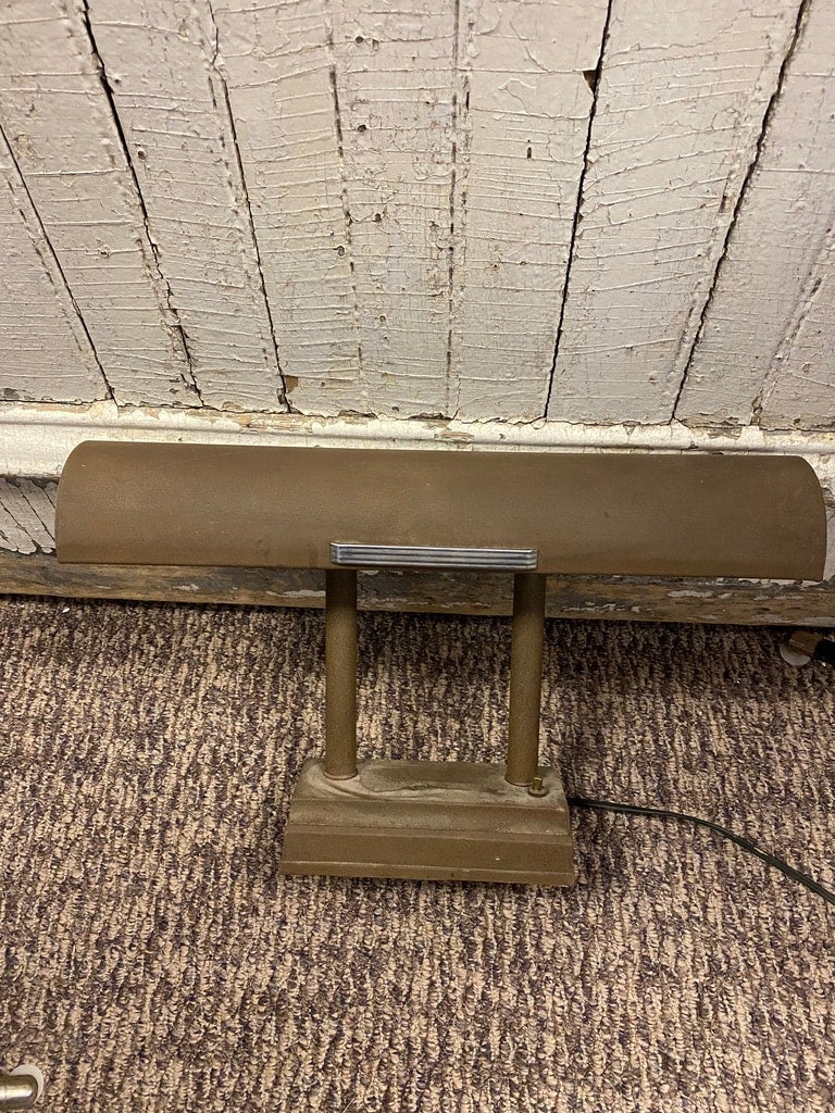 Antique accountants desk lamp | White Arrows Home The Shop