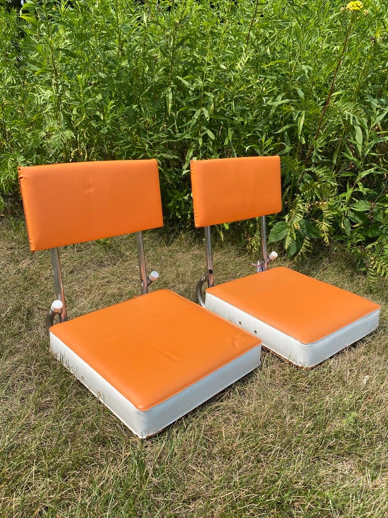 Orange Stadium Seats | White Arrows Home The Shop