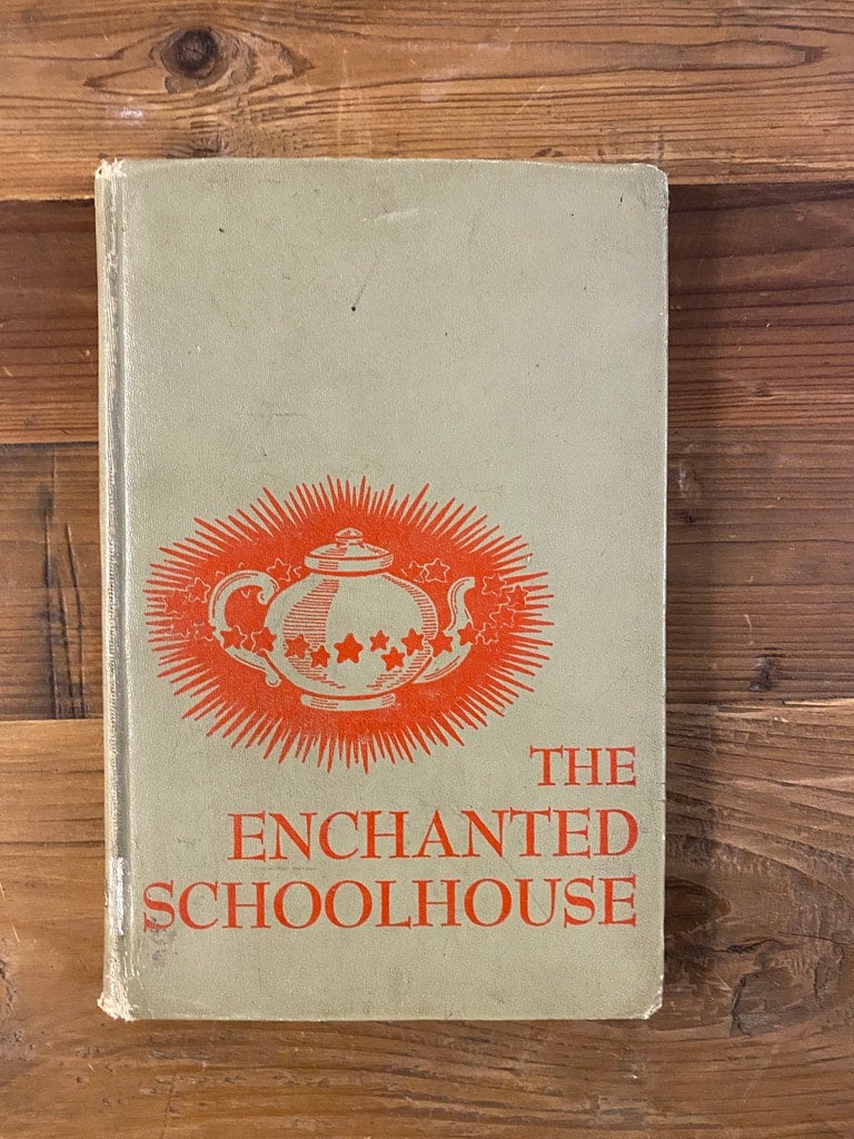 Vintage The Enchanted Schoolhouse Book | White Arrows Home The Shop
