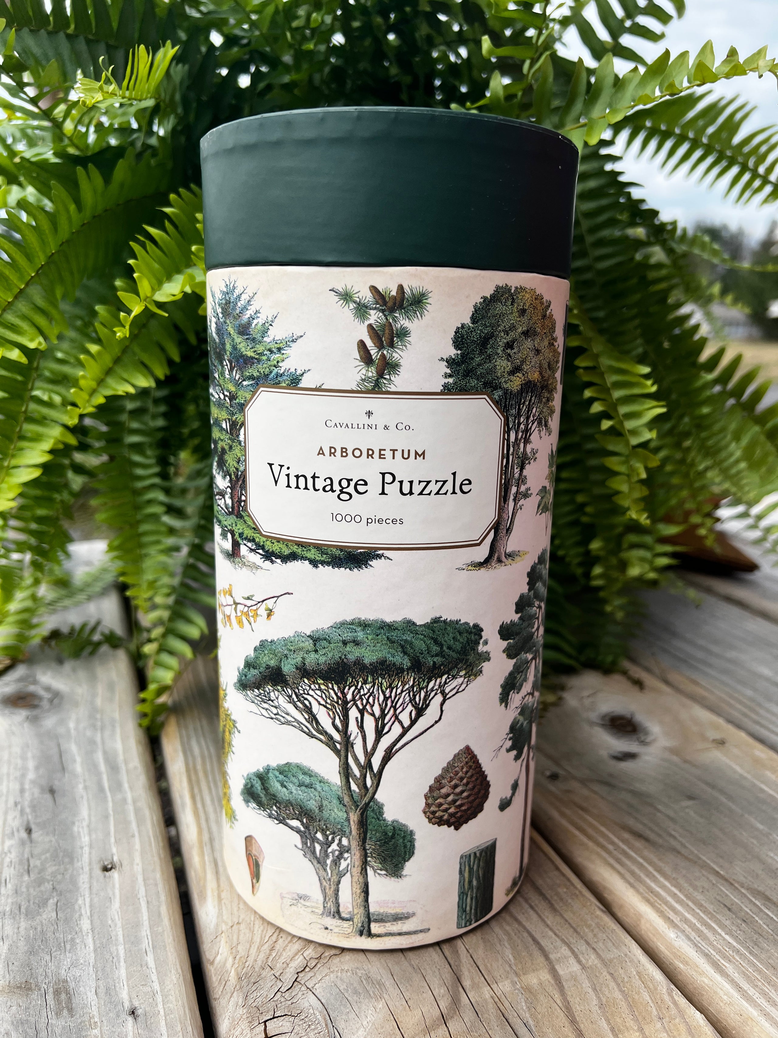 Arboretum Puzzle Vintage Trees | White Arrows Home The Shop