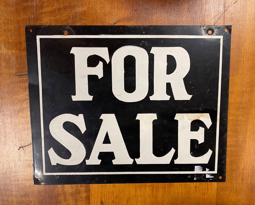 For Sale Sign | White Arrows Home The Shop